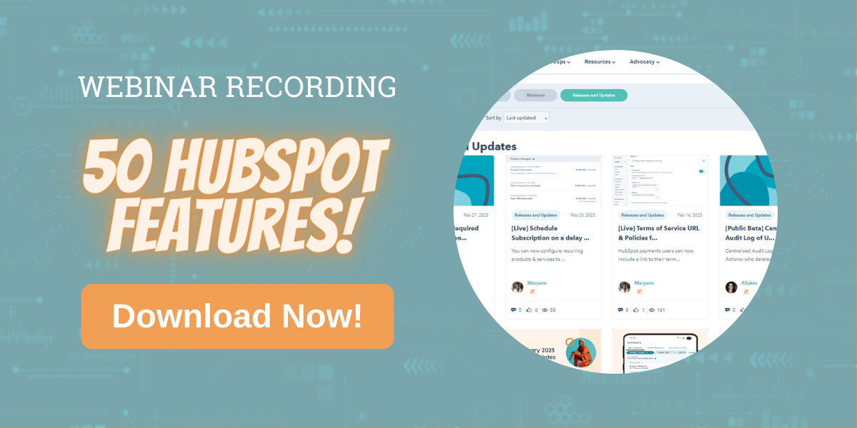 Q4 and More HubSpot Features Summary | Orange Marketing