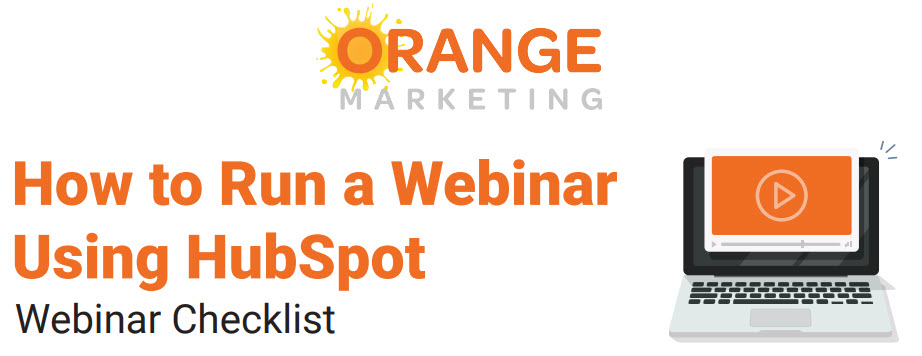 Whitepaper: The Ultimate Webinar Checklist | Orange Marketing